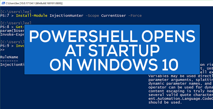 PowerShell abre al inicio en Windows 11 [Fix] - Tiempo de Frikis