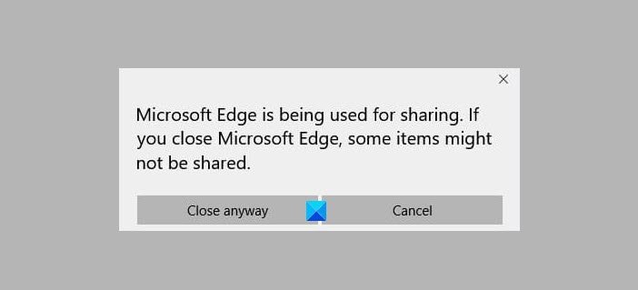 Cómo deshabilitar Microsoft Edge se está utilizando para compartir el ...