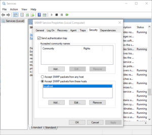¿Cómo habilitar y configurar el servicio SNMP en Windows 11/10?