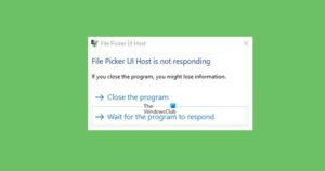 Picker UI Host PickerHost.exe no responde en Windows 11 - Tiempo de Frikis