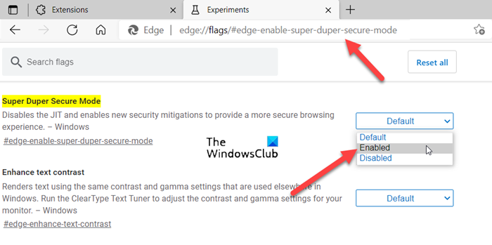 Cómo usar el modo seguro Super Duper en Microsoft Edge