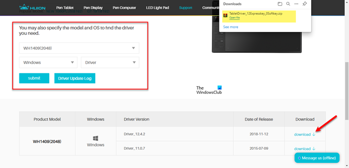 Cómo instalar controladores Huion en Windows 11/10 - Tiempo de Frikis