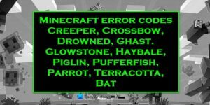 Código de error de Minecraft Creeper, Ballesta, Glowstone, Ahogado en ...