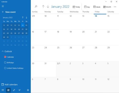Cómo usar la aplicación Calendar en Windows 11 PC - Tiempo de Frikis