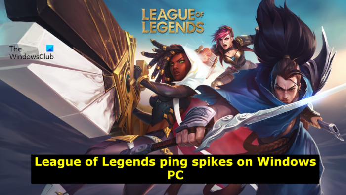 League of Legends Ping Spikes en Windows PC - Tiempo de Frikis