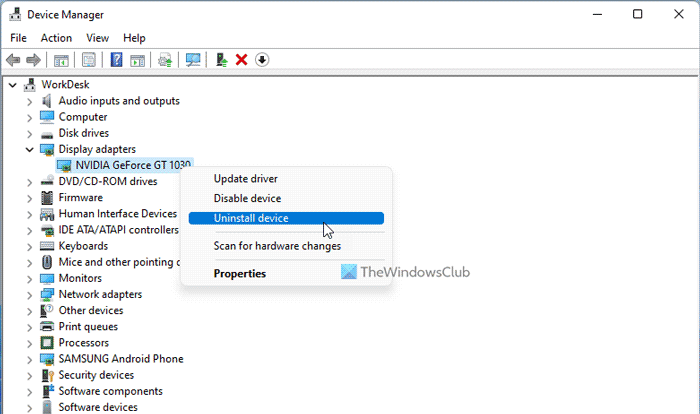 Reparar la pantalla azul DAM WATCHDOG TIMEOUT en Windows 11