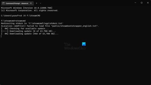 Cómo usar SteamCMD en Windows PC