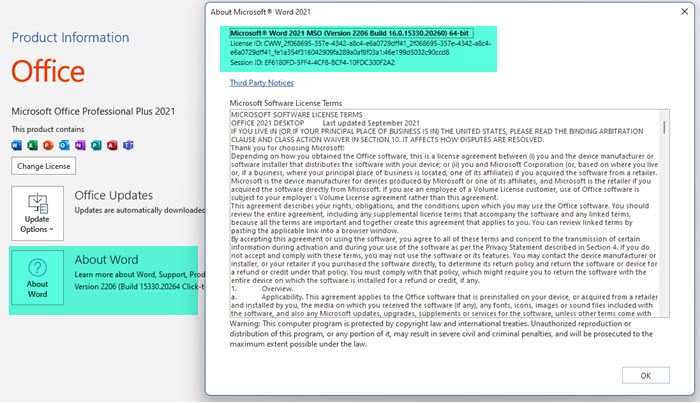 Cómo encontrar la versión de Microsoft Office en Windows 11/10 - Tiempo ...
