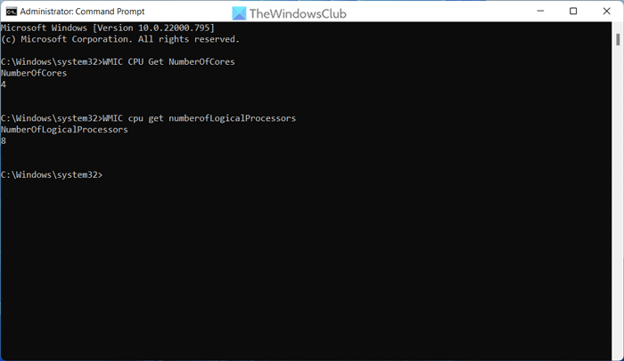 Cómo encontrar núcleos e hilos de CPU en Windows 11/10