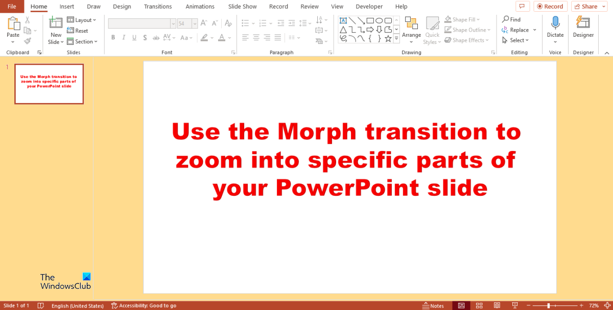 Cómo habilitar y usar la transición Morph en PowerPoint - Tiempo de Frikis