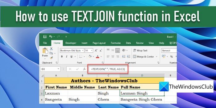 ¿Cómo usar la función TextJoin en Excel? - Tiempo de Frikis