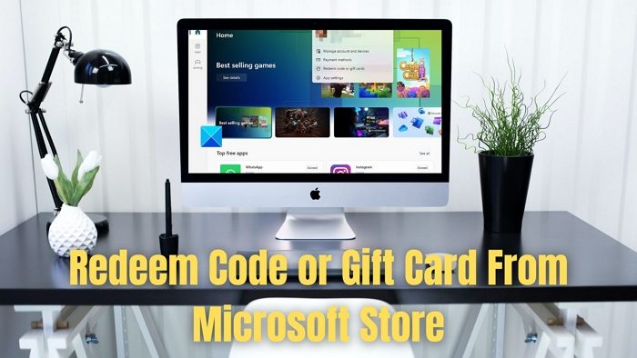 Cómo canjear código o tarjeta de regalo de Microsoft Store en Windows ...