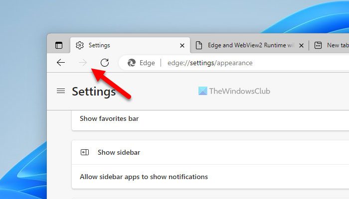 Cómo habilitar o deshabilitar el botón Reenviar en Microsoft Edge - Tiempo de Frikis