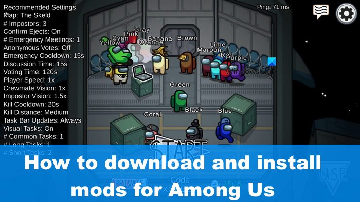Cómo descargar e instalar Mods para Among Us