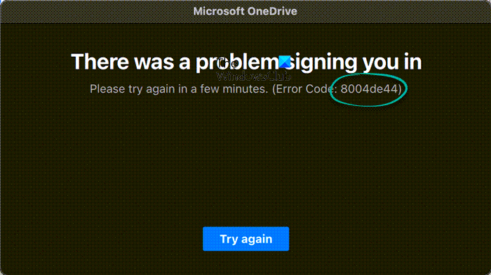 Corrige 0x8004de44 Error de OneDrive de la manera correcta - Tiempo de ...