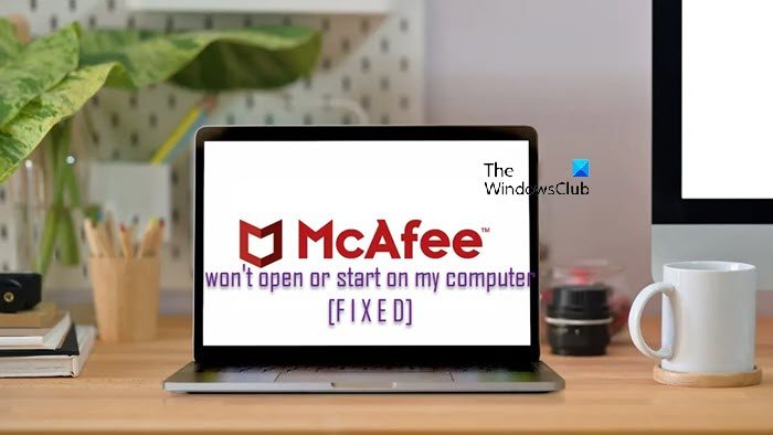 McAfee no se abre en Windows 11/10 - Tiempo de Frikis