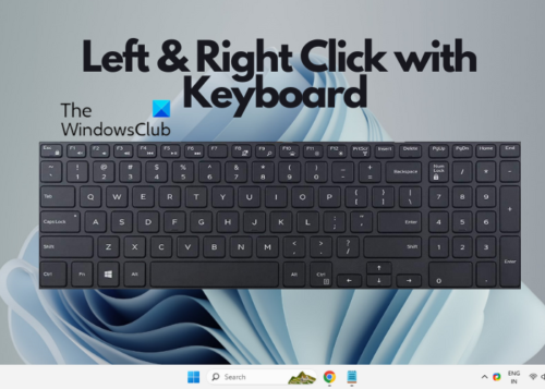 ¿Cómo hacer clic izquierdo y derecho con el teclado en una PC con ...