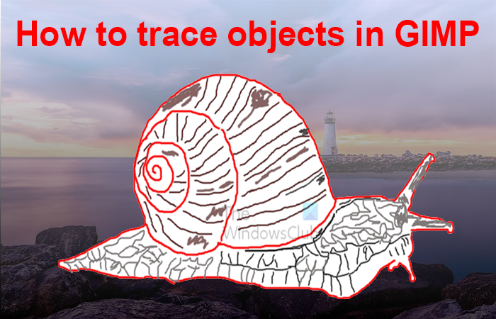 Cómo trazar una imagen en GIMP
