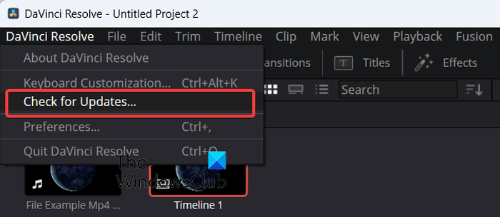 GPU no pudo realizar el procesamiento de imágenes con código de error - Davinci Resolve [corrección]
