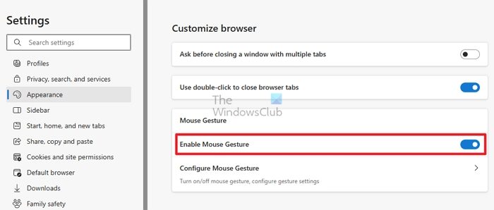 Cómo habilitar los gestos del mouse en Microsoft Edge - Tiempo de Frikis