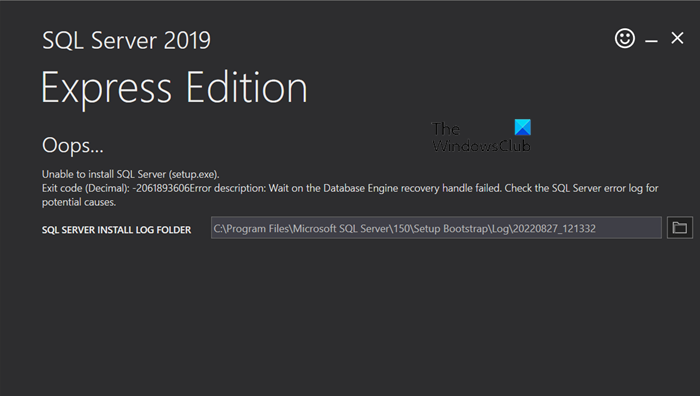 Se corrigió no puede instalar SQL Server en Windows 11 - Tiempo de Frikis