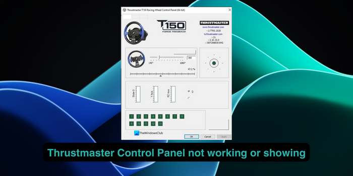 El panel de control de Thrustmaster no funciona o no se muestra [Solucionar] - Tiempo de Frikis