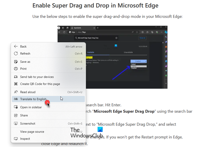 Microsoft Edge Auto Translator no funciona [Solucionar] - Tiempo de Frikis