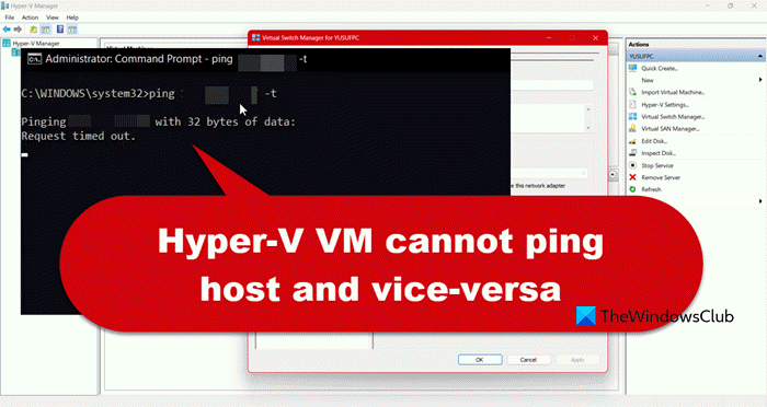 La máquina virtual Hyper-V no puede hacer ping al host y viceversa [Solución] - Tiempo de Frikis