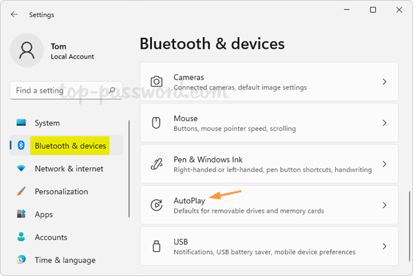Windows 11'de USB Drive için Otomatik / Otomatik Oyun Nasıl Kapatılır
