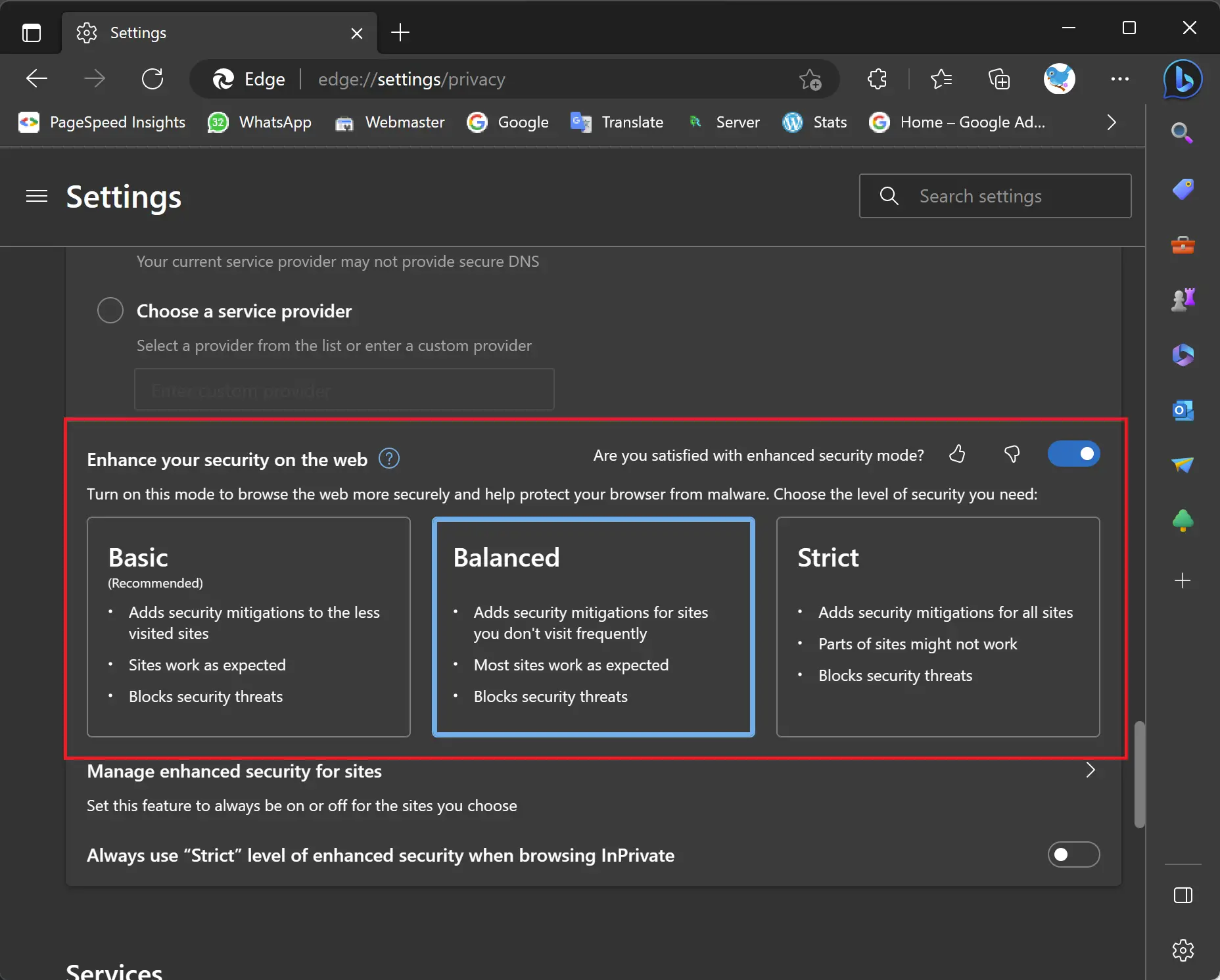 Microsoft Edge'de Geliştirilmiş Güvenlik Modu nasıl etkinleştirilir ...
