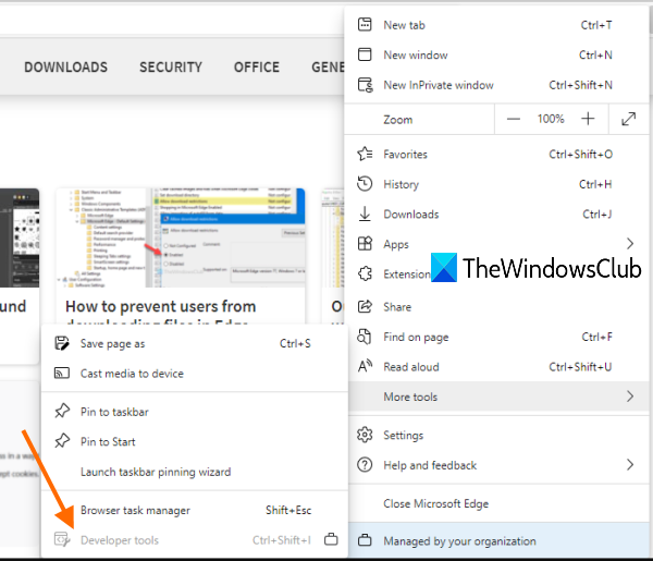 Вимкніть інструменти розробника в Microsoft Edge, використовуючи реєстр ...